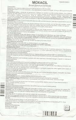 Drug Pamphlet: MOXACIL