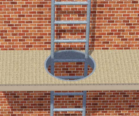 Virtual Artisan: Stackable Industrial Ladder