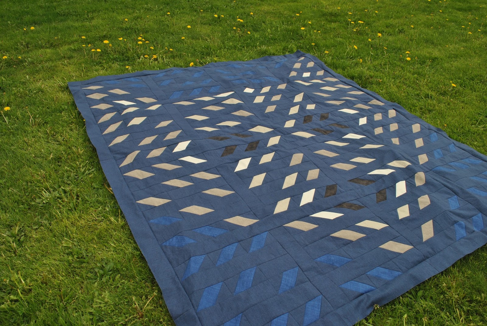 The Iron & Needle: Introducing the "Tilted" Quilt Pattern
