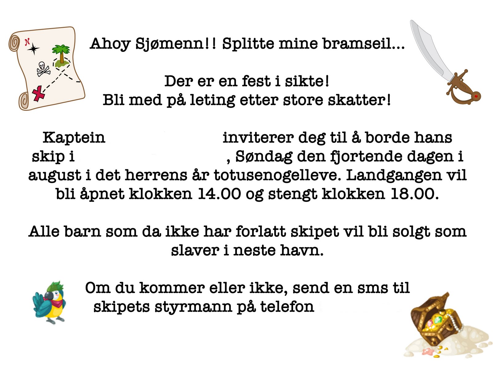 Invitasjoner Gratis Gratis bursdagsinvitasjoner | Innbydelser til ...
