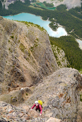Climbing the East Ridge of Mt. Temple and Grassi Ridge on Wiwaxy ...