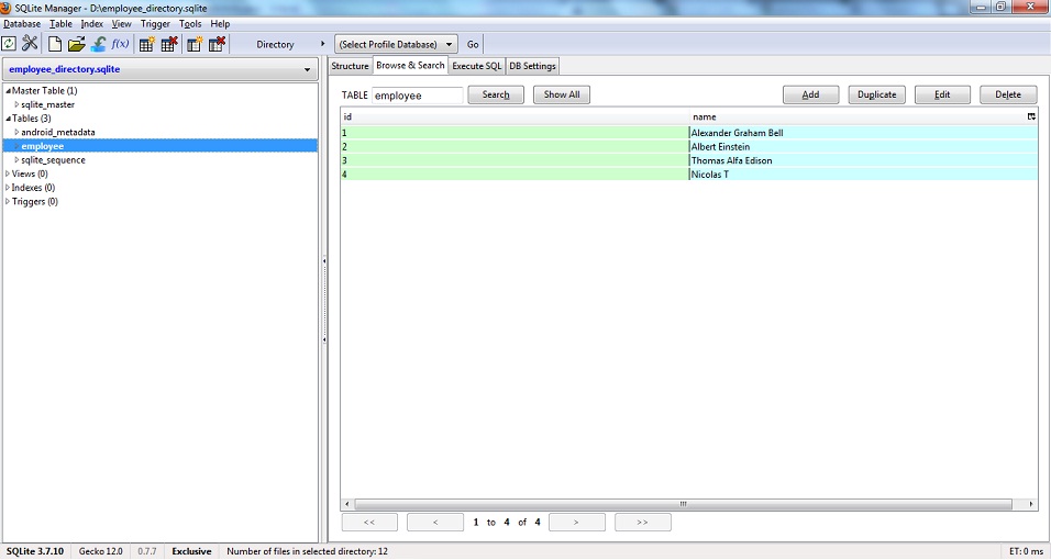 Java Tutorial: SQLite Pada Android