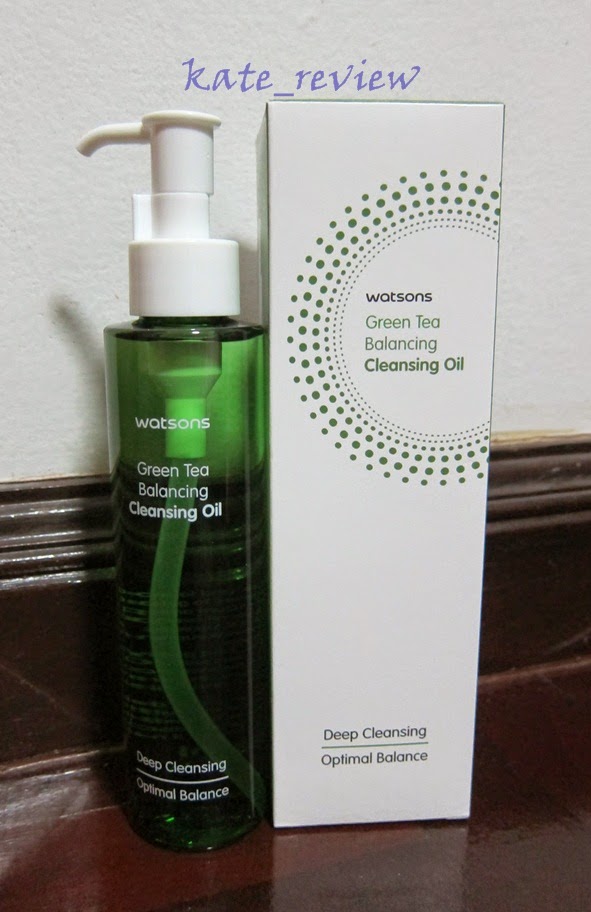 Shop and Review: Review: Watsons Green Tea Balancing Cleansing Oil