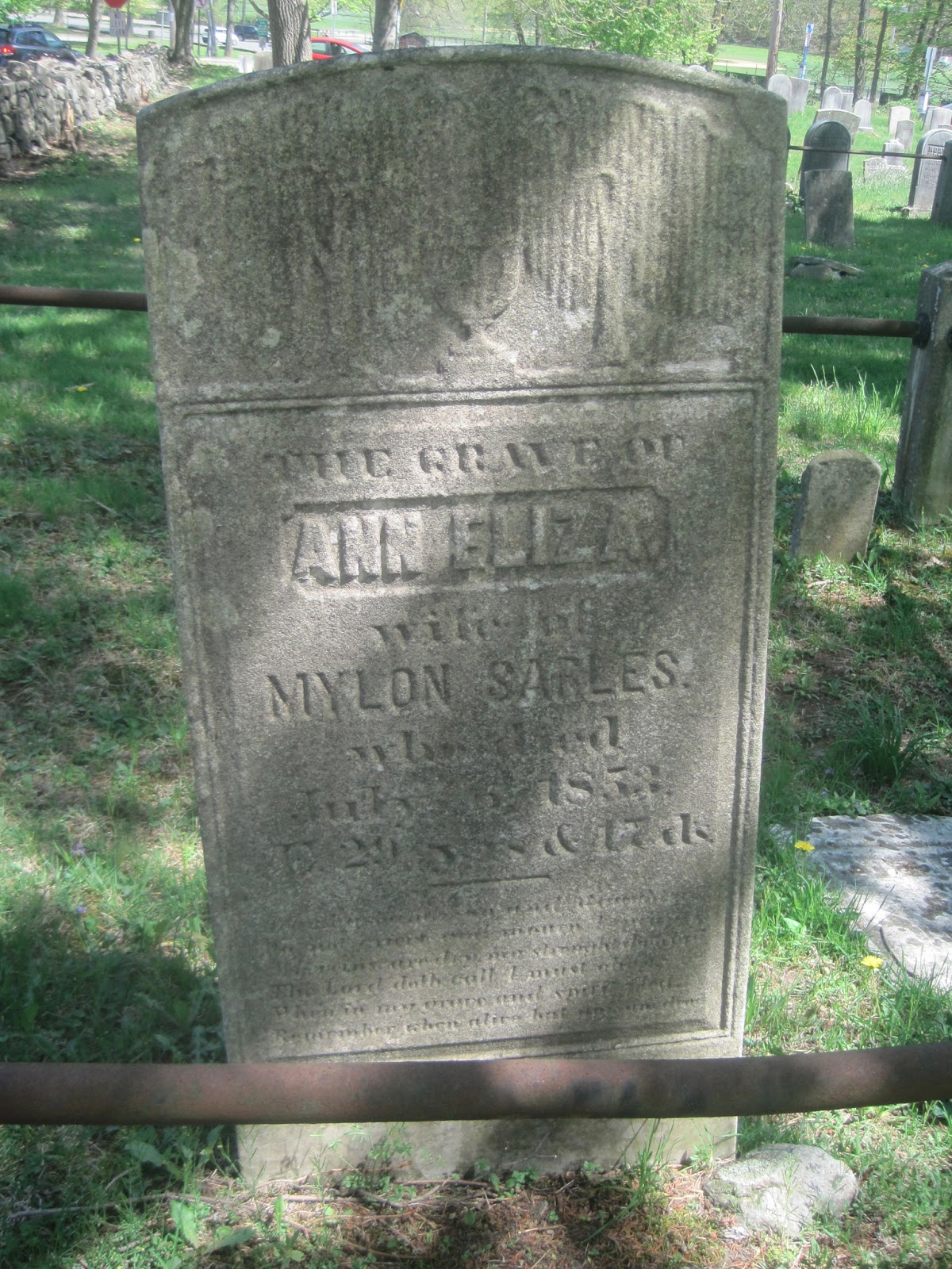 The Episcopal Cemetery Project: The Three Wives of Mylon Sarles