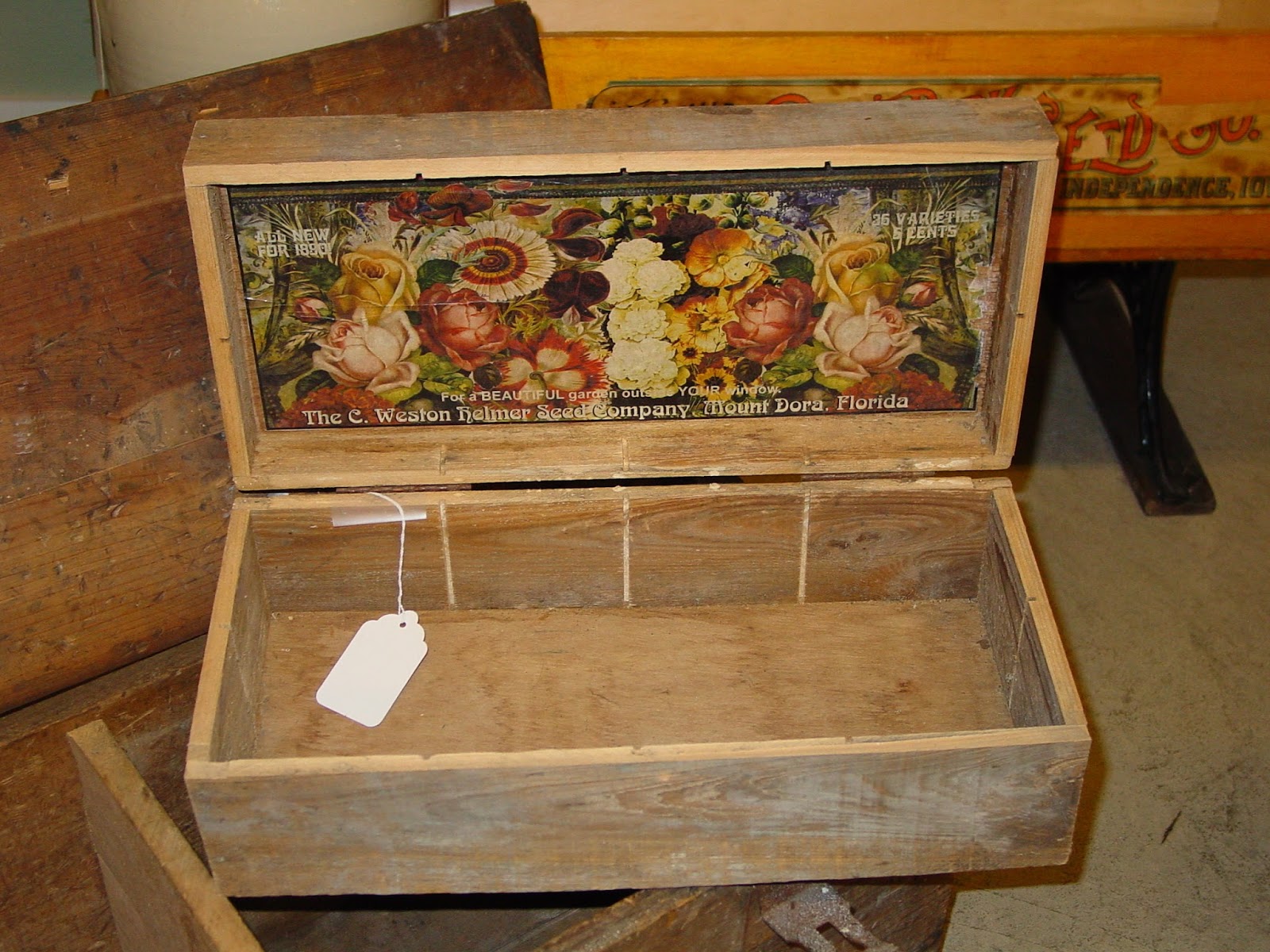 Fox Den Findings: Primitive Country Store Counter Top Seed Boxes