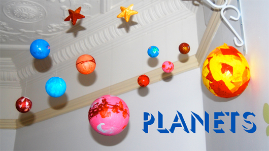 At home with Ali: Making the planets