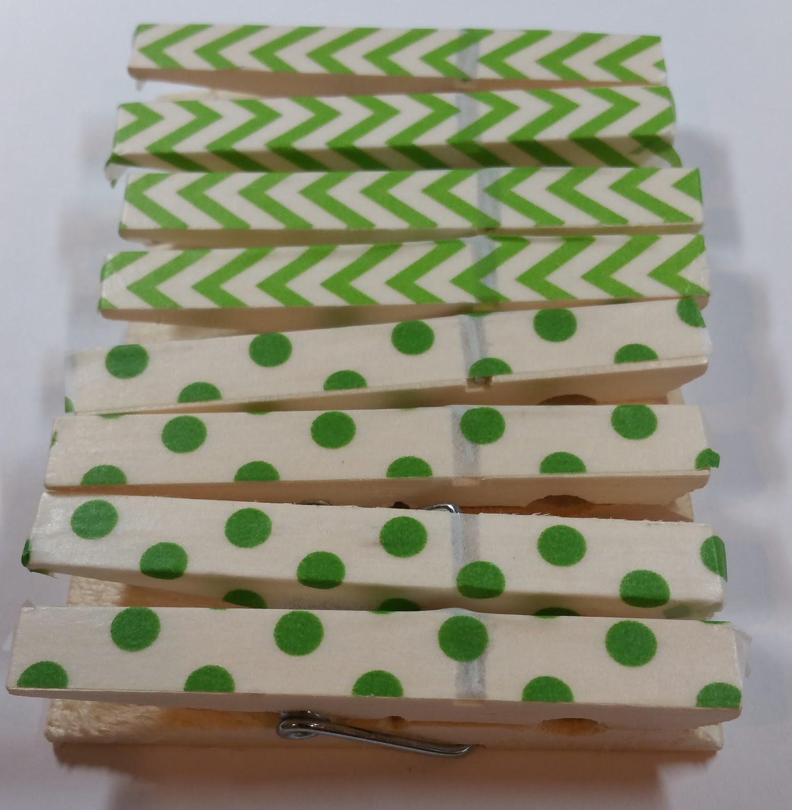 Christine is Crafting: Decorative clothespins for hanging crafts or pages