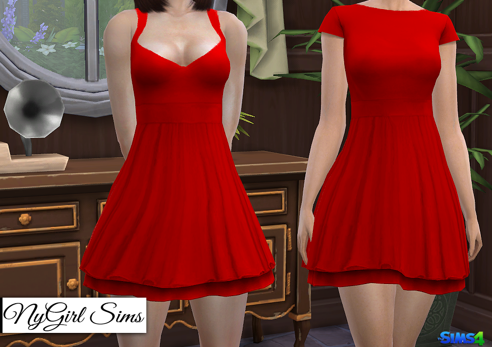 NyGirl Sims 4: Layered Tank Sundress