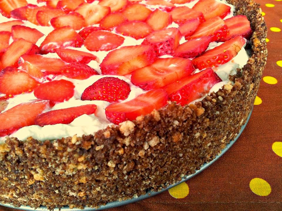 Jahodový cheesecake s bílou čokoládou podle Waitrose