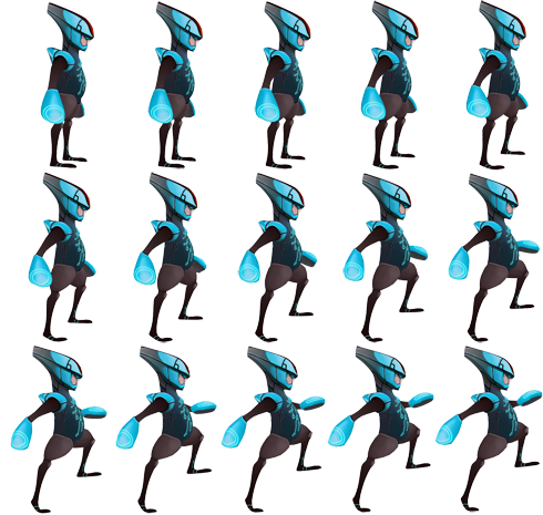 one percent talent: Blob Game (Character Sprite Sheet 2)