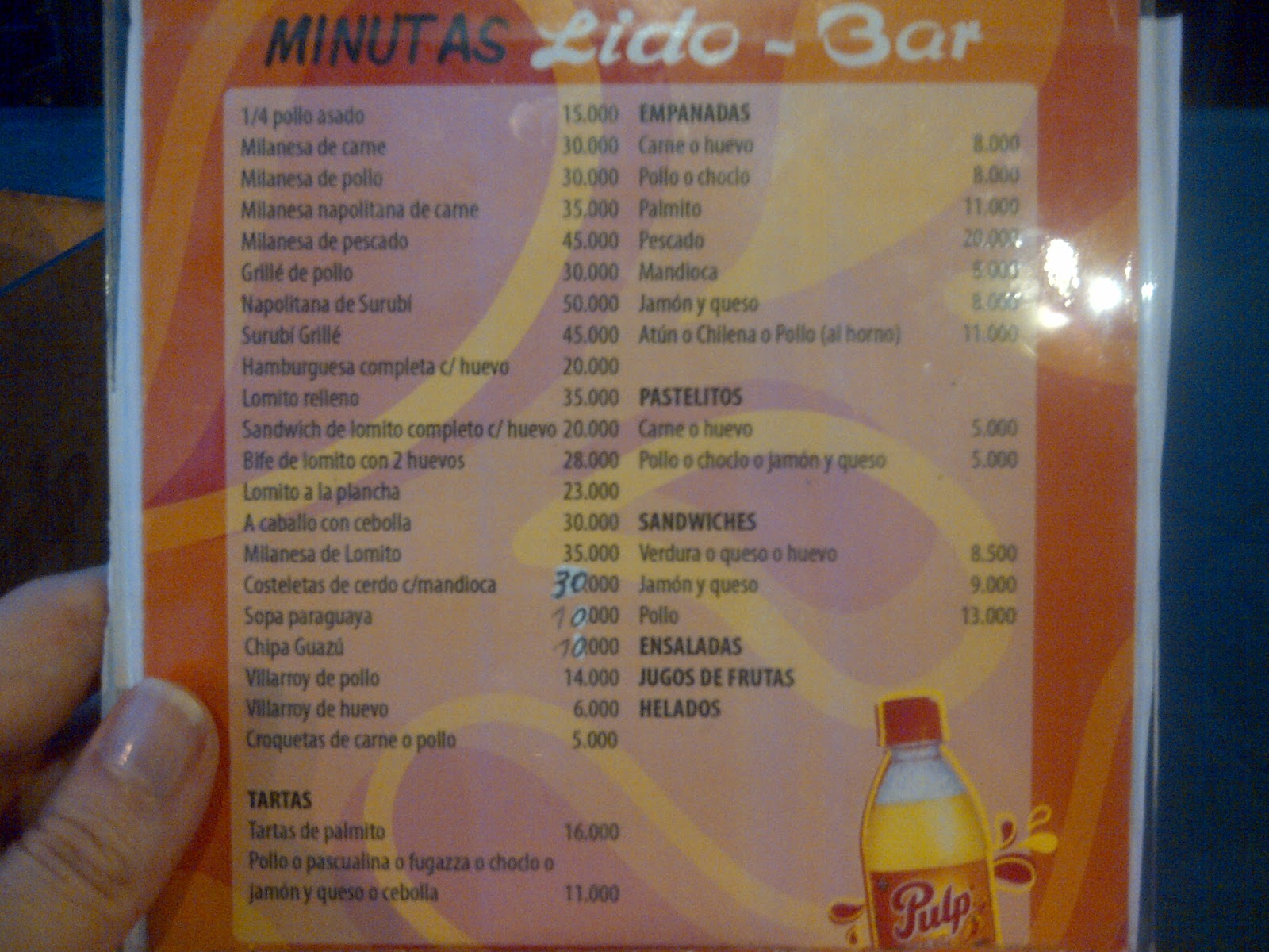 Alma Glotona: Lido Bar: Muy Asunceno y Muy Paraguayo