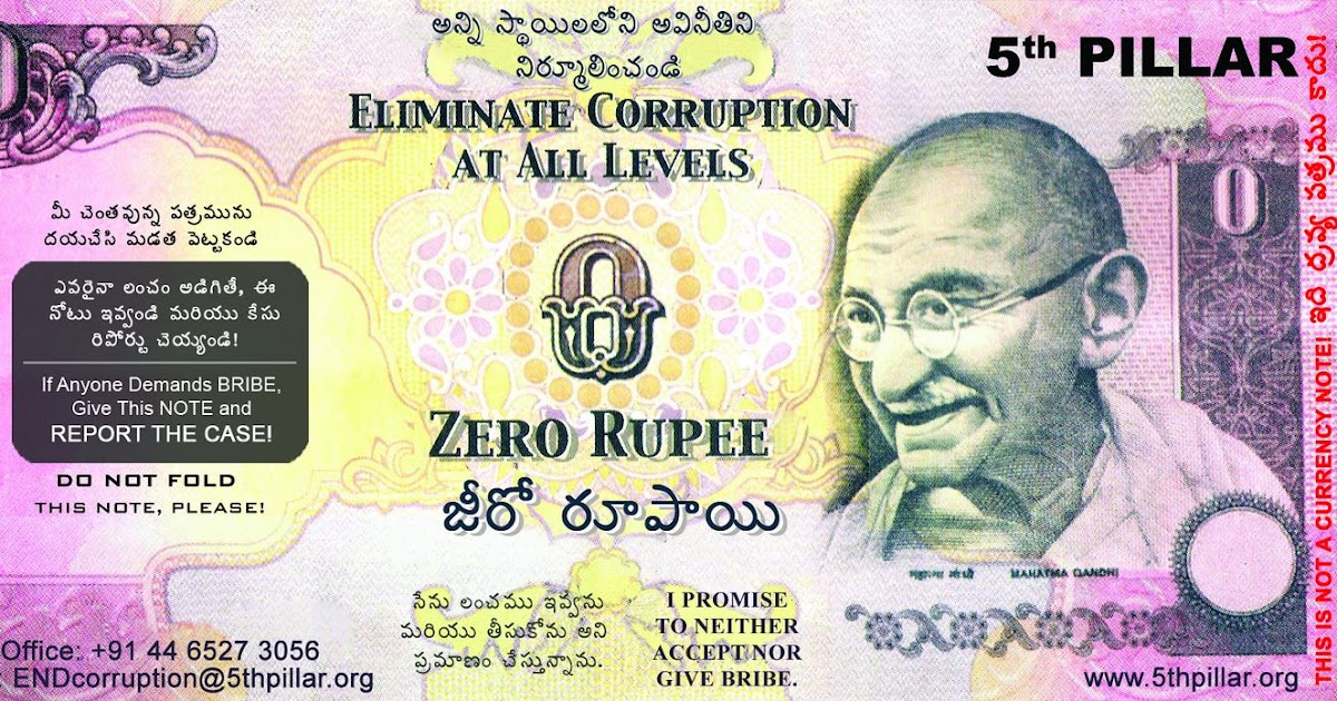 Latest Technology Information: ZERO RUPEE NOTE. A Non-Violent Weapon of ...
