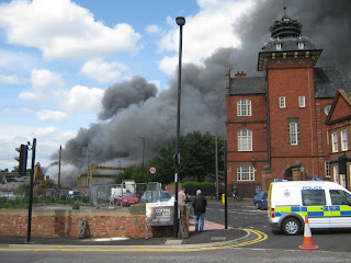 Photographs Of Newcastle: Byker Scrapyard Fire