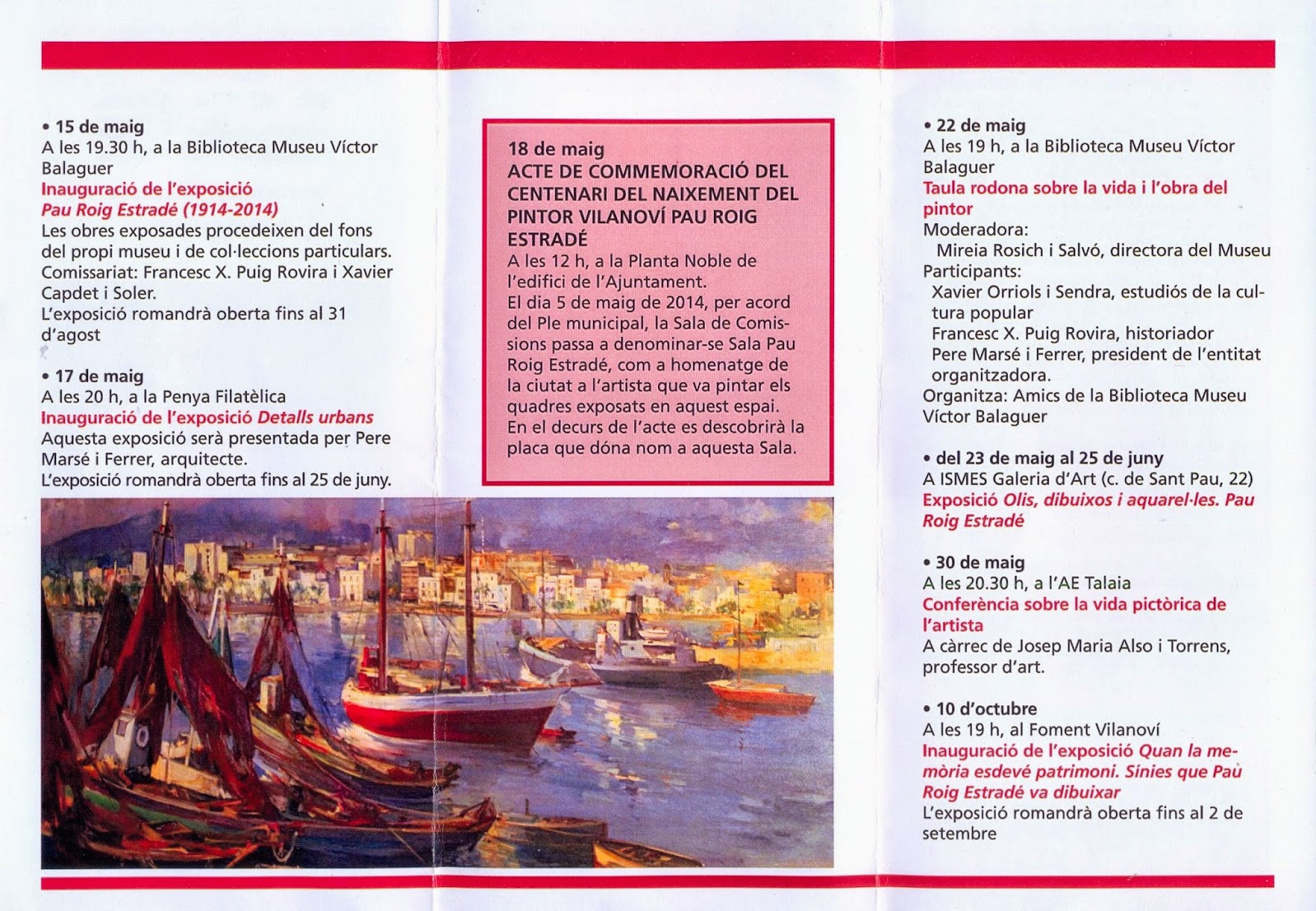 SENYAL DE PLANA: Centenari del naixement de PAU ROIG ESTRADÉ (1914-1994 ...