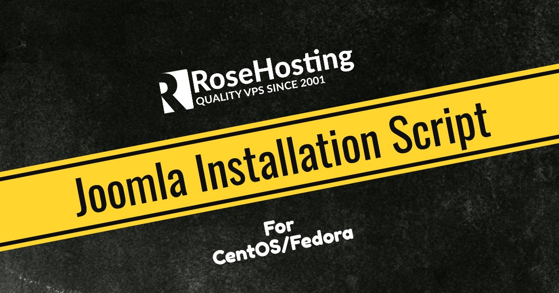Script Install Joomla 3 7 On A Centos Fedora Vps Vps Review