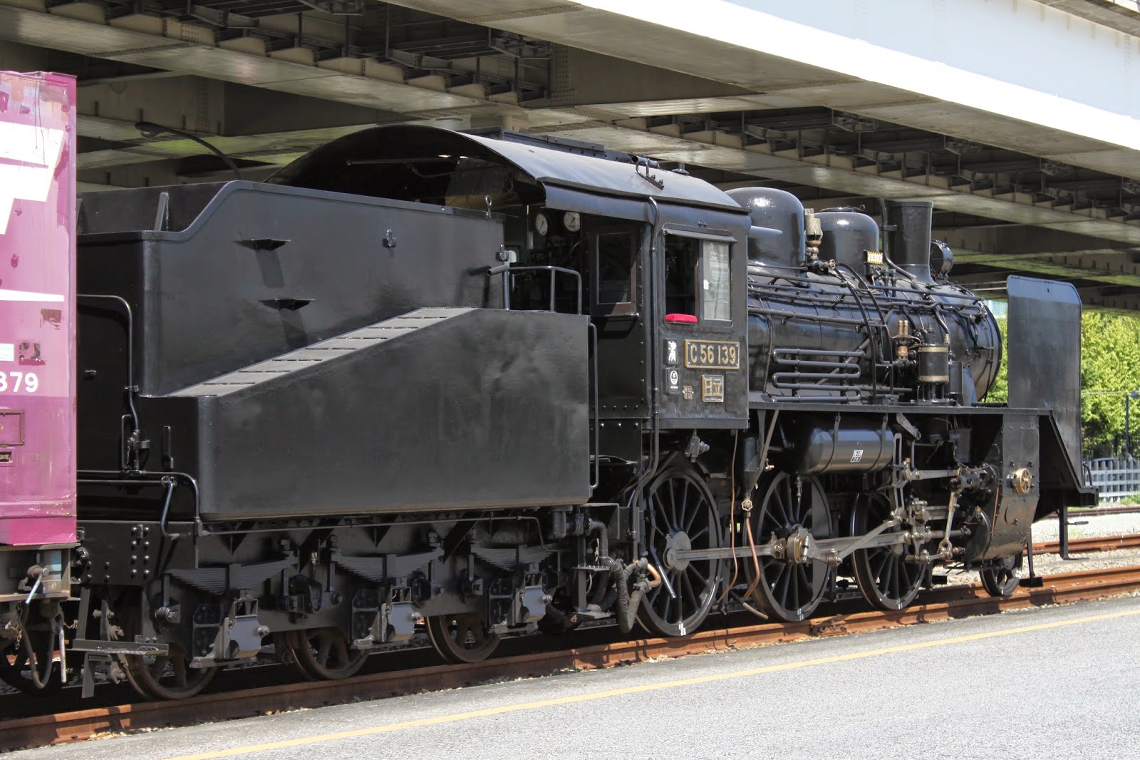 デハ601＆デハ1052保存会兼用活動ブログ: 本牧のC56 139 -保存車両を訪ねて-