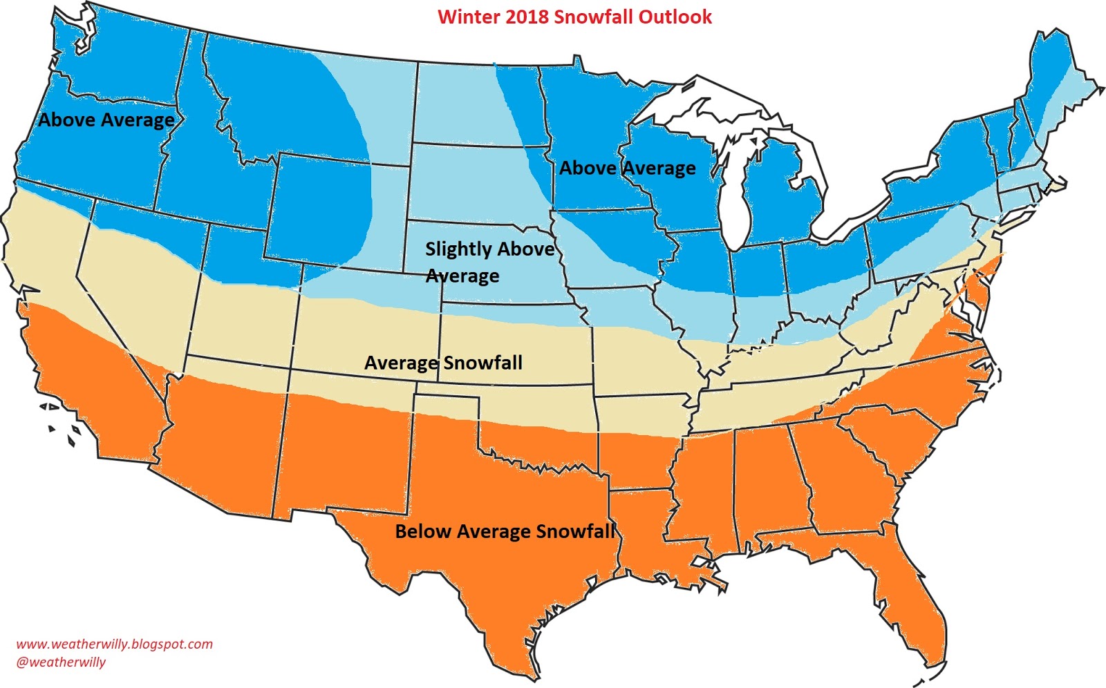 Weather Willy's Weather: The 2018 Winter Outlook: First Glance