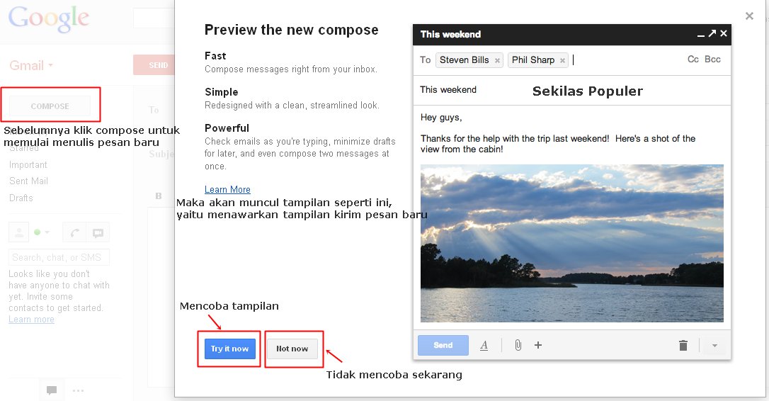 Cara Membuat Email di Gmail | Sekilas Populer