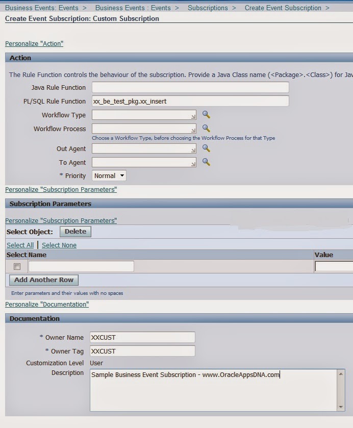 Oracle Applications hand book : Oracle Business Events and step by step ...