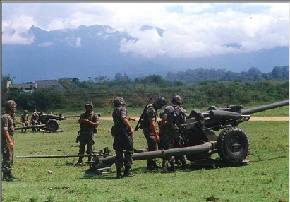 VEICULOS E ARMAMENTOS MILITARES: Obuseiro Leve 105 mm L118 AR