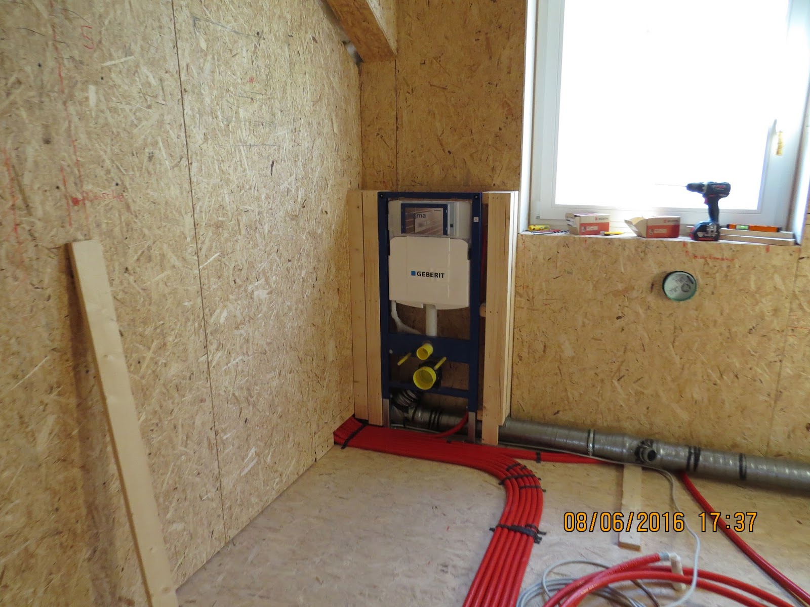 Unser Traumhaus: Badezimmer Vorbau WC