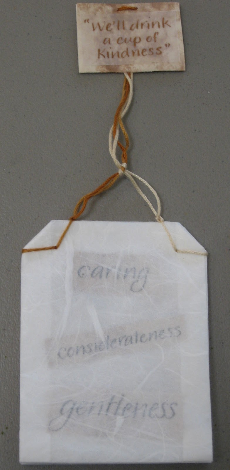 50 Books in One Year: Book 17 Tea Bag Book