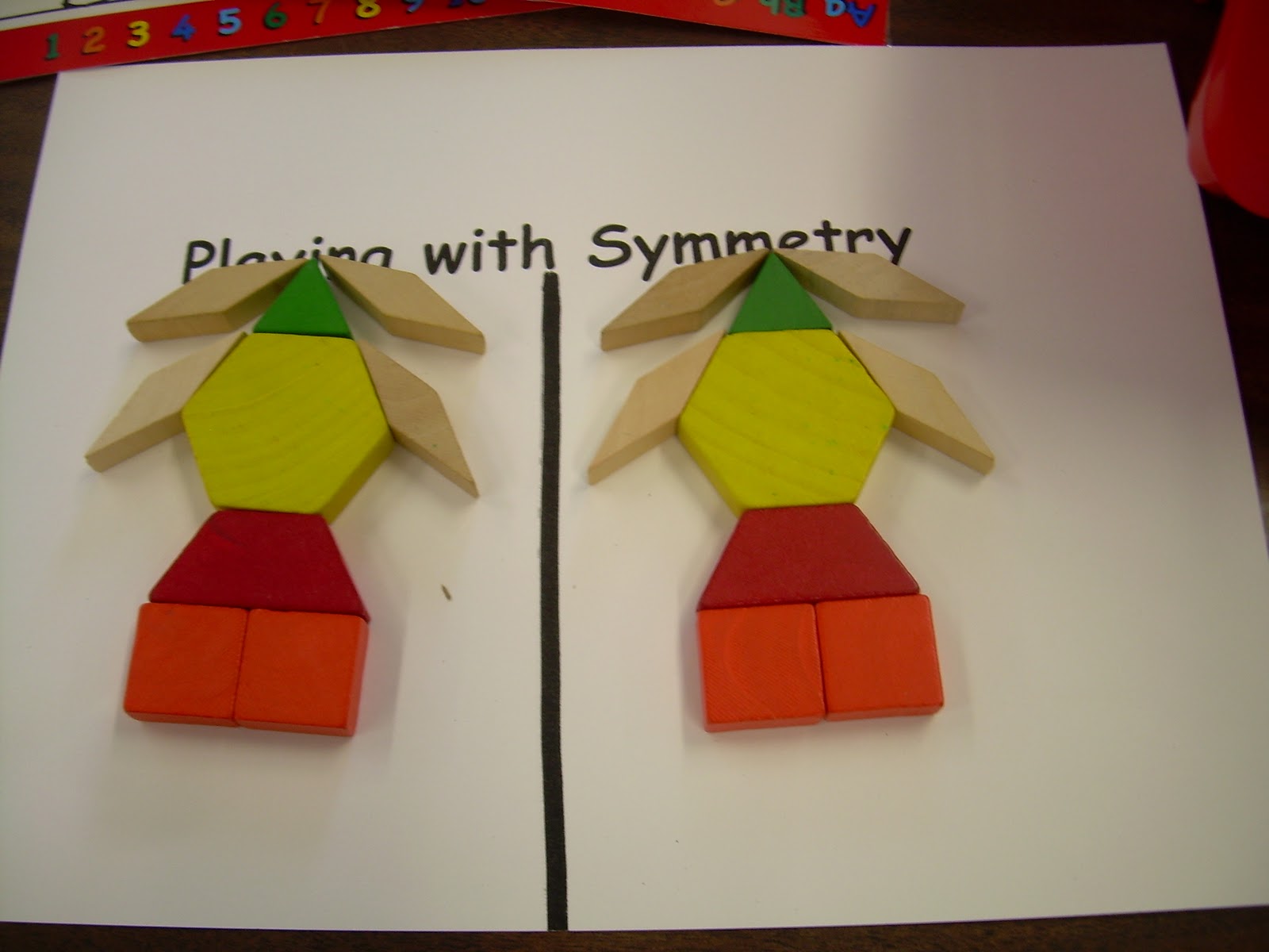 Mrs. Deci's Kindergarten Class: Playing with Symmetry!