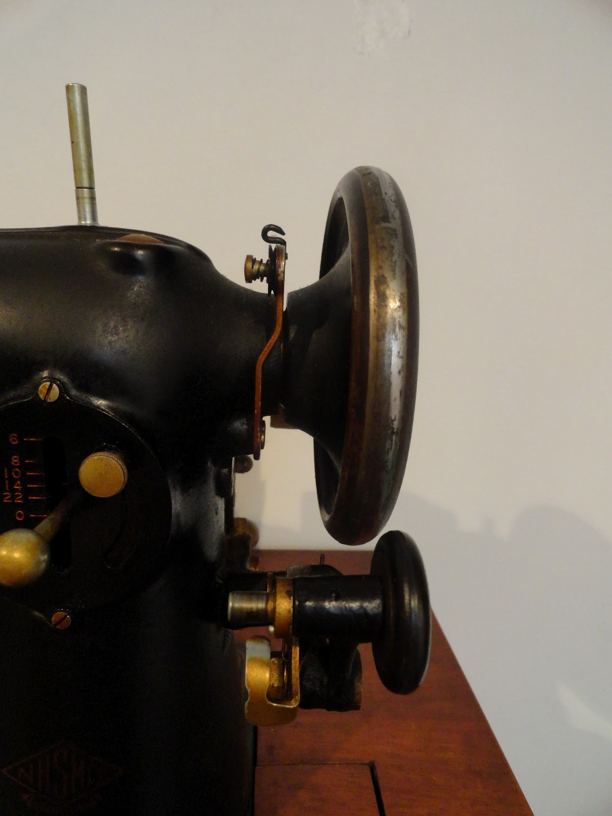 Sewing By Day: New Home Model NLR: One Dirty Machine