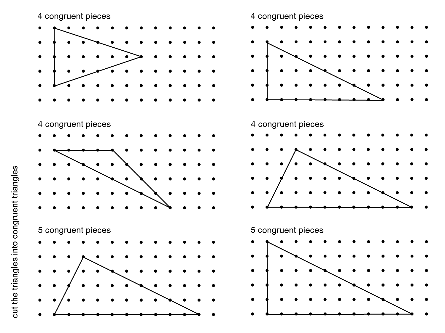 MEDIAN Don Steward mathematics teaching: triangles cut into triangles