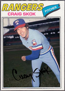 WHEN TOPPS HAD (BASE)BALLS!: NOT REALLY MISSING IN ACTION- 1977 CRAIG SKOK