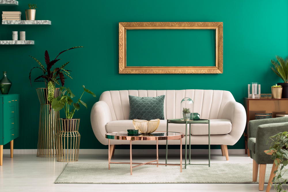 Marzua: Color verde botella en decoración