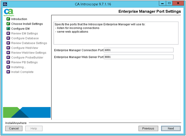 Wily Introscope Installation in Solution Manager - SAP Community