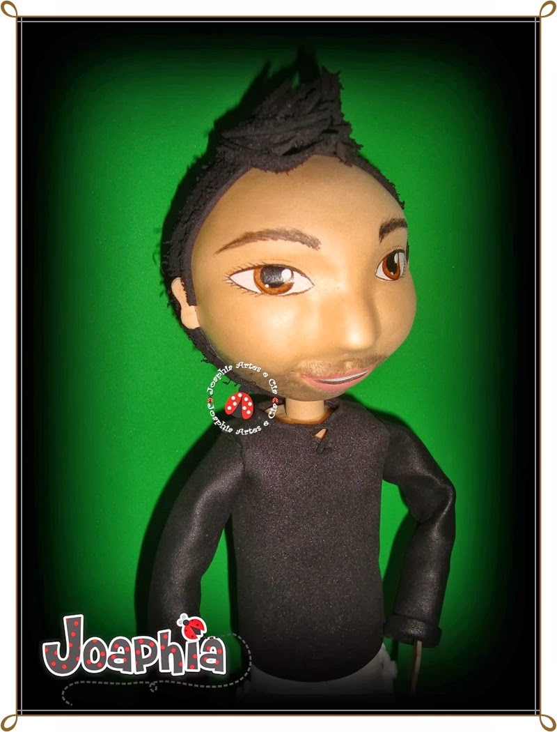 JOAPHIA ARTES E CIA: BONECO EM E.V.A. 3D PERSONALIZADO DE ROSTO MODELADO
