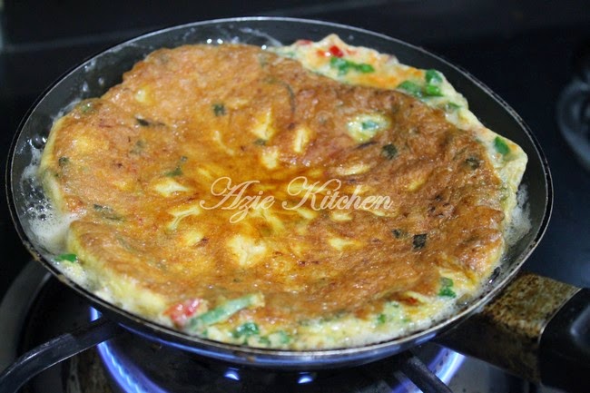 Telur Dadar Padang - Azie Kitchen