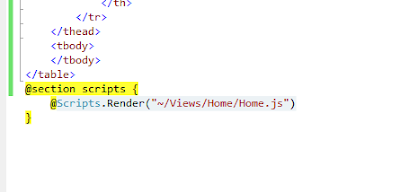 Adding separate Js file to razor view - Tech Solutions