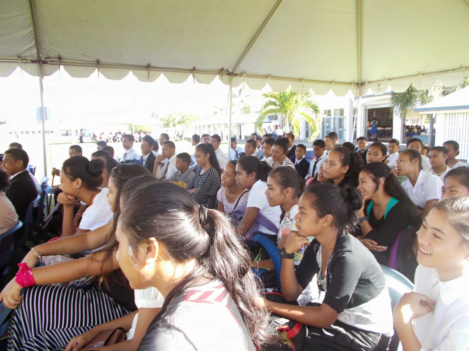 Scenes from Samoa via Seniors: Missionary day at the Pesega Middle ...