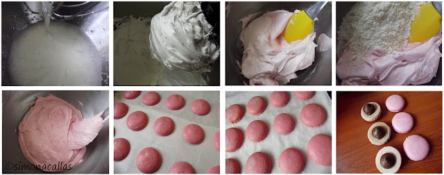 Macarons reteta simpla - cu bezea frantuzeasca - simonacallas