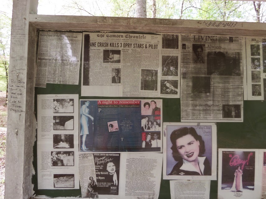 Kentucky Travels: Patsy Cline Crash Site Memorial in Camden Tennessee
