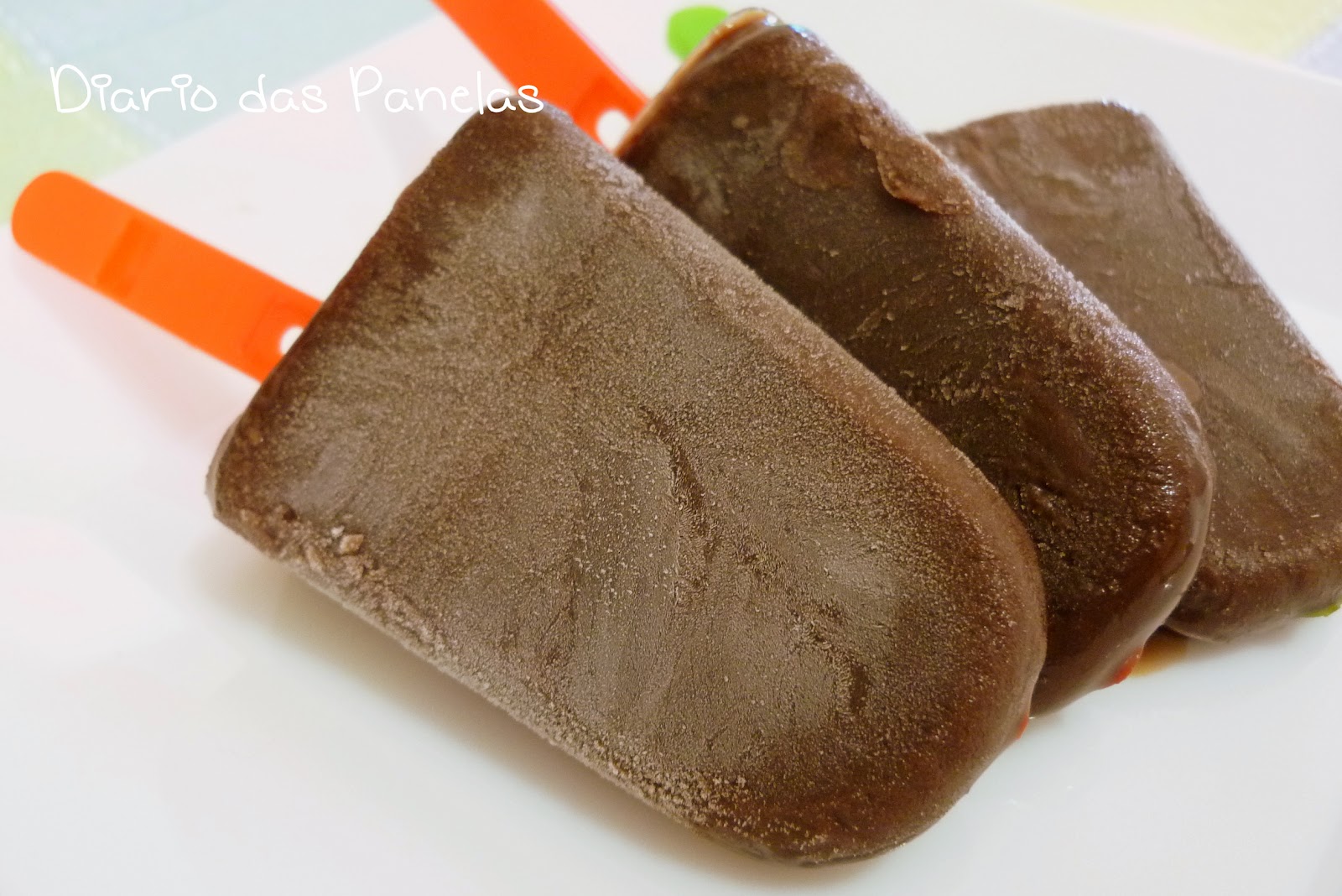 Diário das Panelas: Picolé de chocolate
