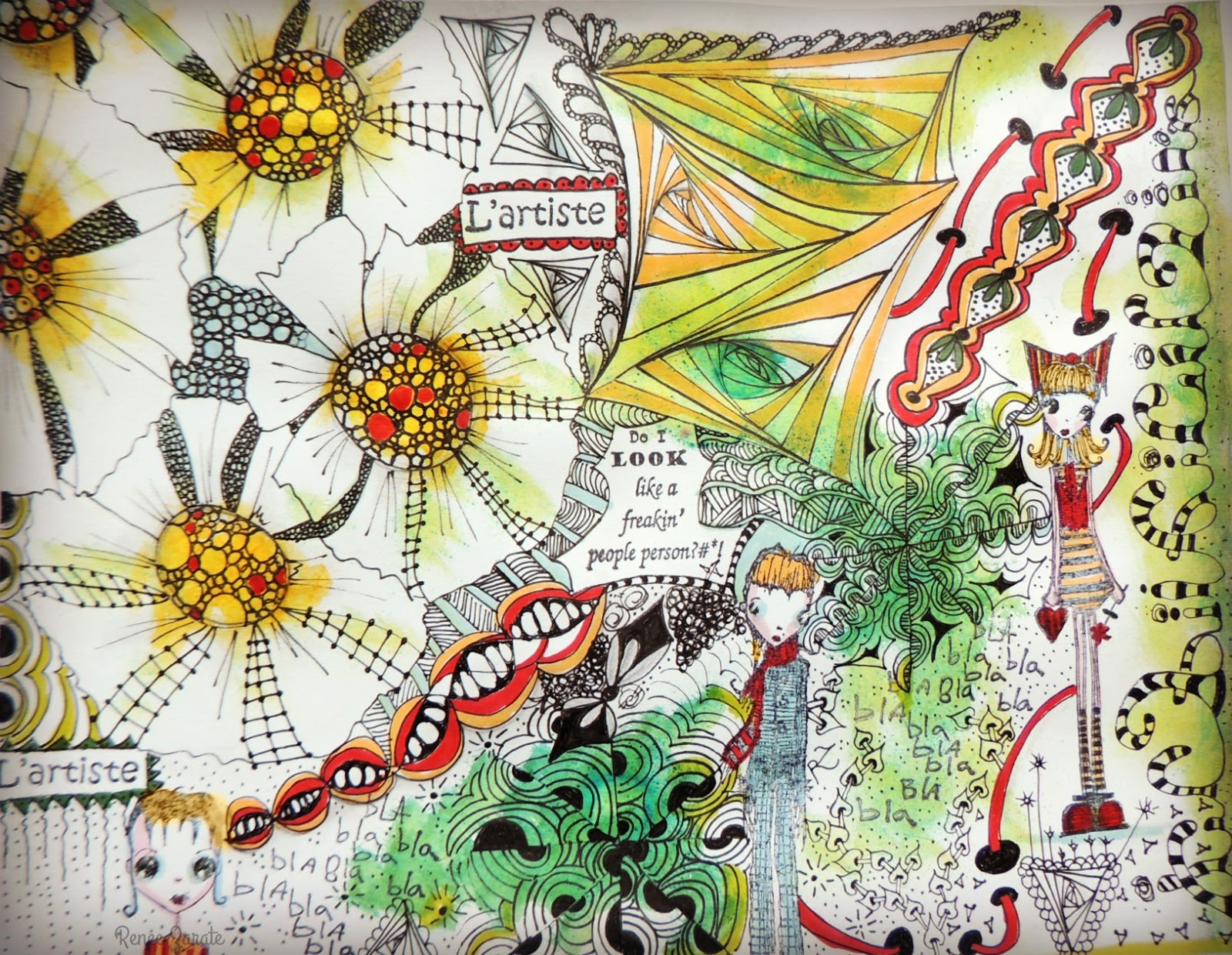 Bolton House: A Coloring Studio Project using a page from Volume III