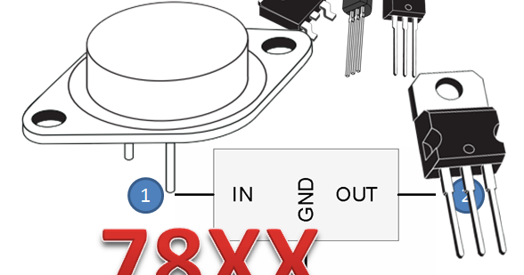 78XX, IC 3 Pin Yang Berisikan Rangkaian Stabilisator /Regulator Lengkap ...