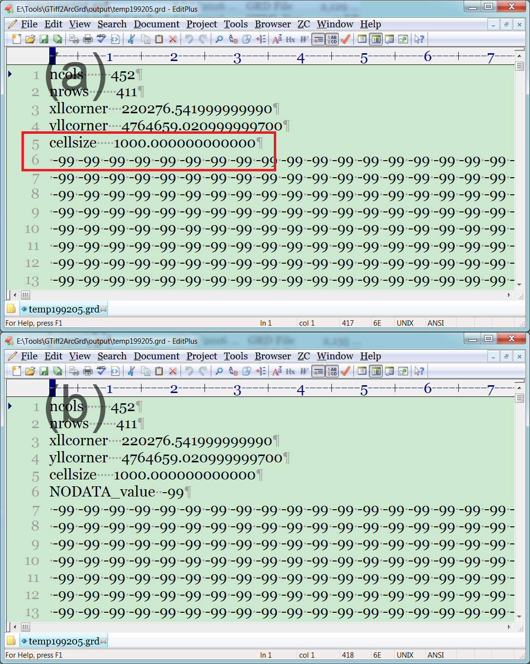 LI Xu's World: Matlab+GDAL: Add NODATA Tag to Geotiff