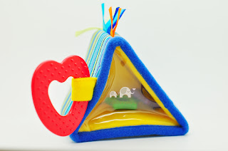 precious: Infantino Triangle Peek, Rattle and Teether