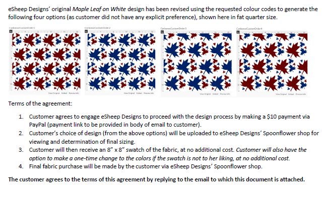 eSheep Designs: A Tale of Three Fabric Orders