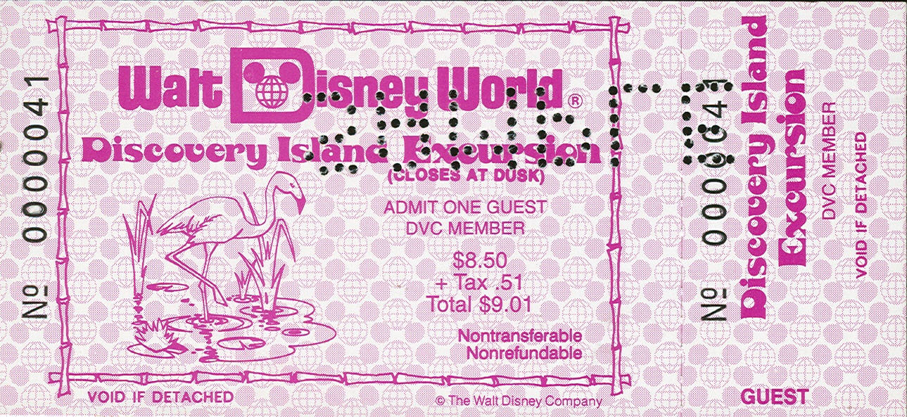 Disney Vacation Kingdom: Discovery Island Tickets