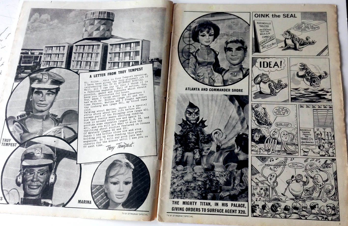 BLIMEY! The Blog of British Comics: TV21 STINGRAY SPECIAL (1965)