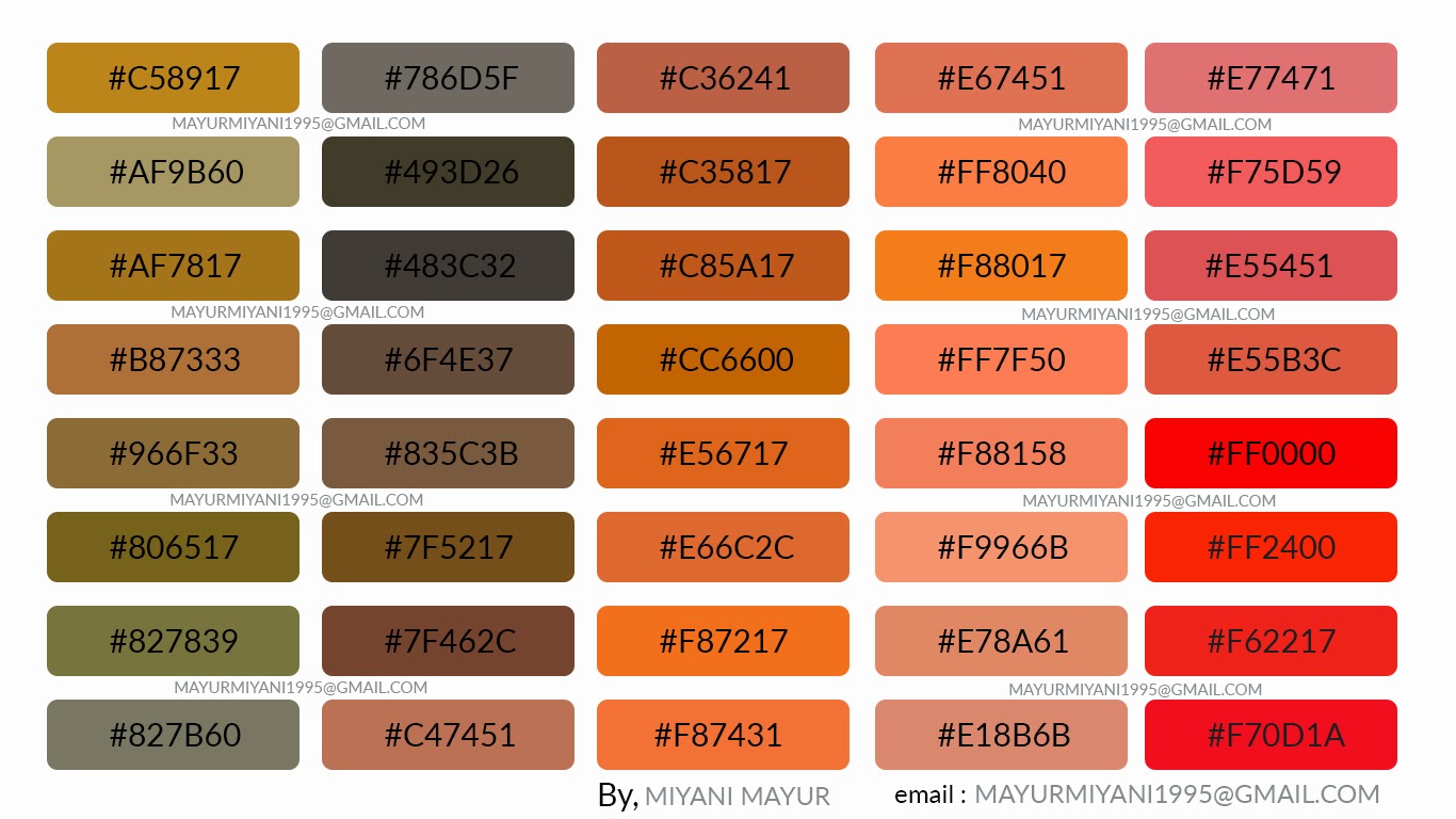 Web color code - All Data 4 You