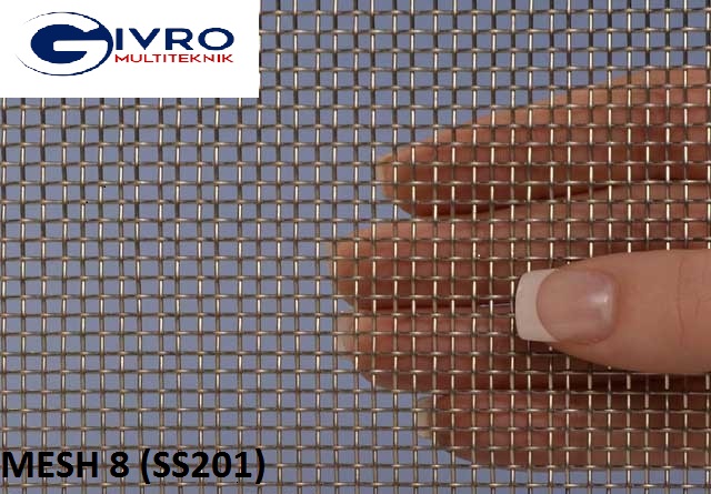 Stainless Steel Wire Mesh | Mesh 8 x 0,5mm (SS 201) ~ Pabrik Stainless ...