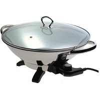 Presto 5900 1500-Watt Stainless-Steel Electric Wok
