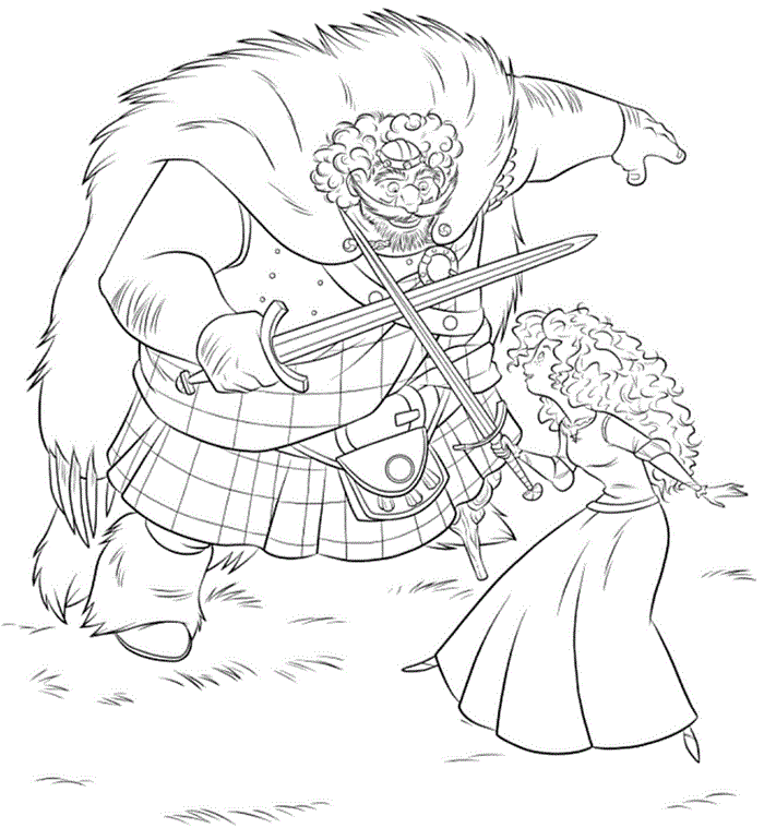 Sheenaowens: Disney Brave Coloring Pages